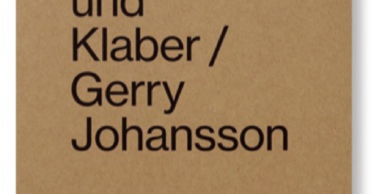 Publication: Lalendorf und Klaber - Gerry Johansson | IBASHO